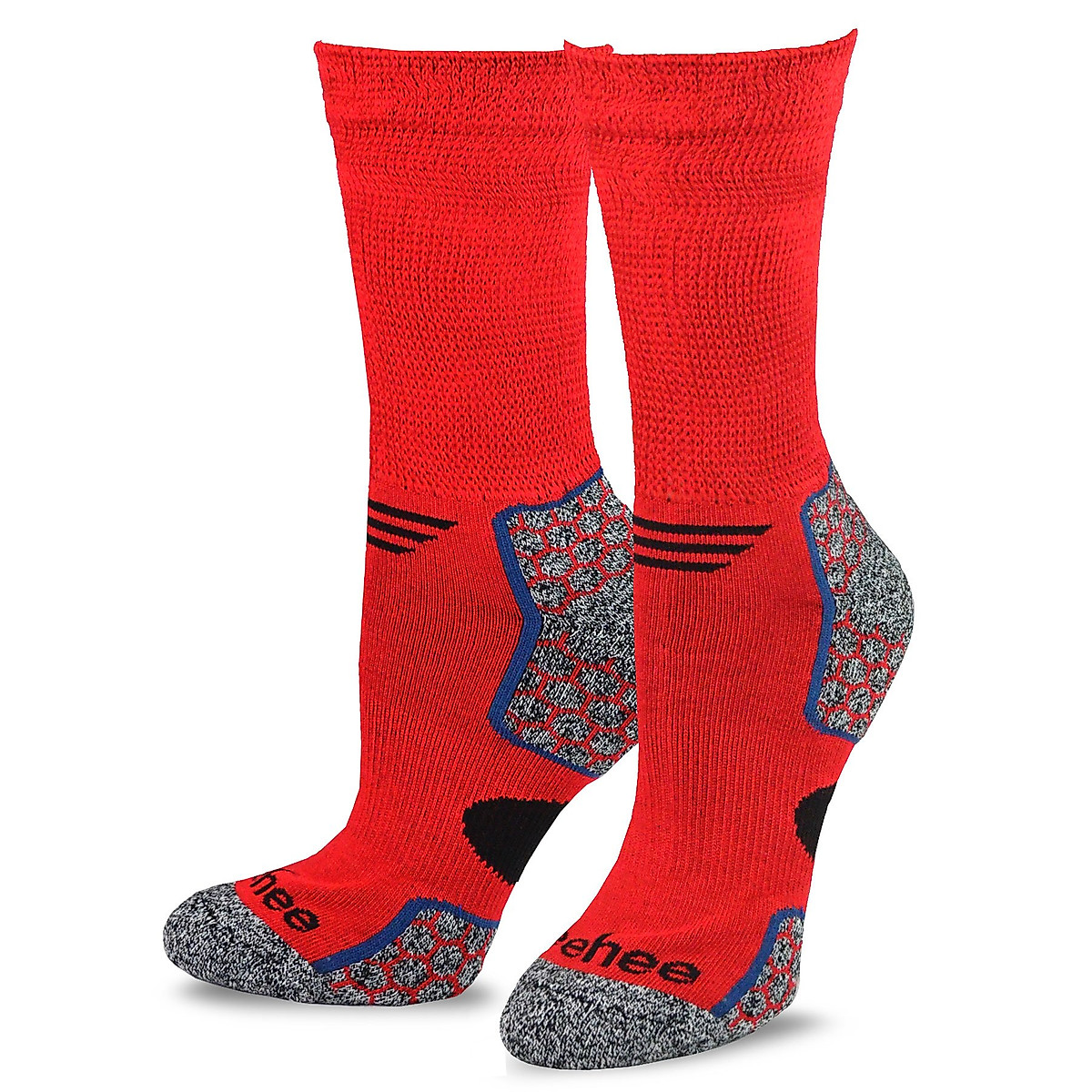 No Binding Viscose from Bamboo Colorful Diabetic Crew 6-Pairs Socks for Women (9-11, Basic)