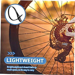 Outanaya 5pcs Cable Tie Combination Lock Bike Lock Bike Cable Lock Motorized Bicycle Electric Bicycles Heavy Duty Cable Lock Cycling Bike Tie Lock Household Motorcycle Lock Bike Supply