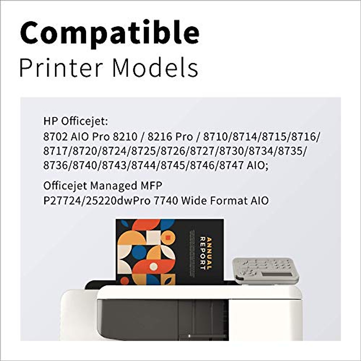 LEMERO UTRUST Remanufactured Ink Cartridge Replacement for HP 952 XL 952XL use with HP OfficeJet Pro 8720 8710 8725 8715 8730 8740 8702 8200 8210 8216 7720 7740 (Cyan, Magenta, Yellow, 3-Pack)