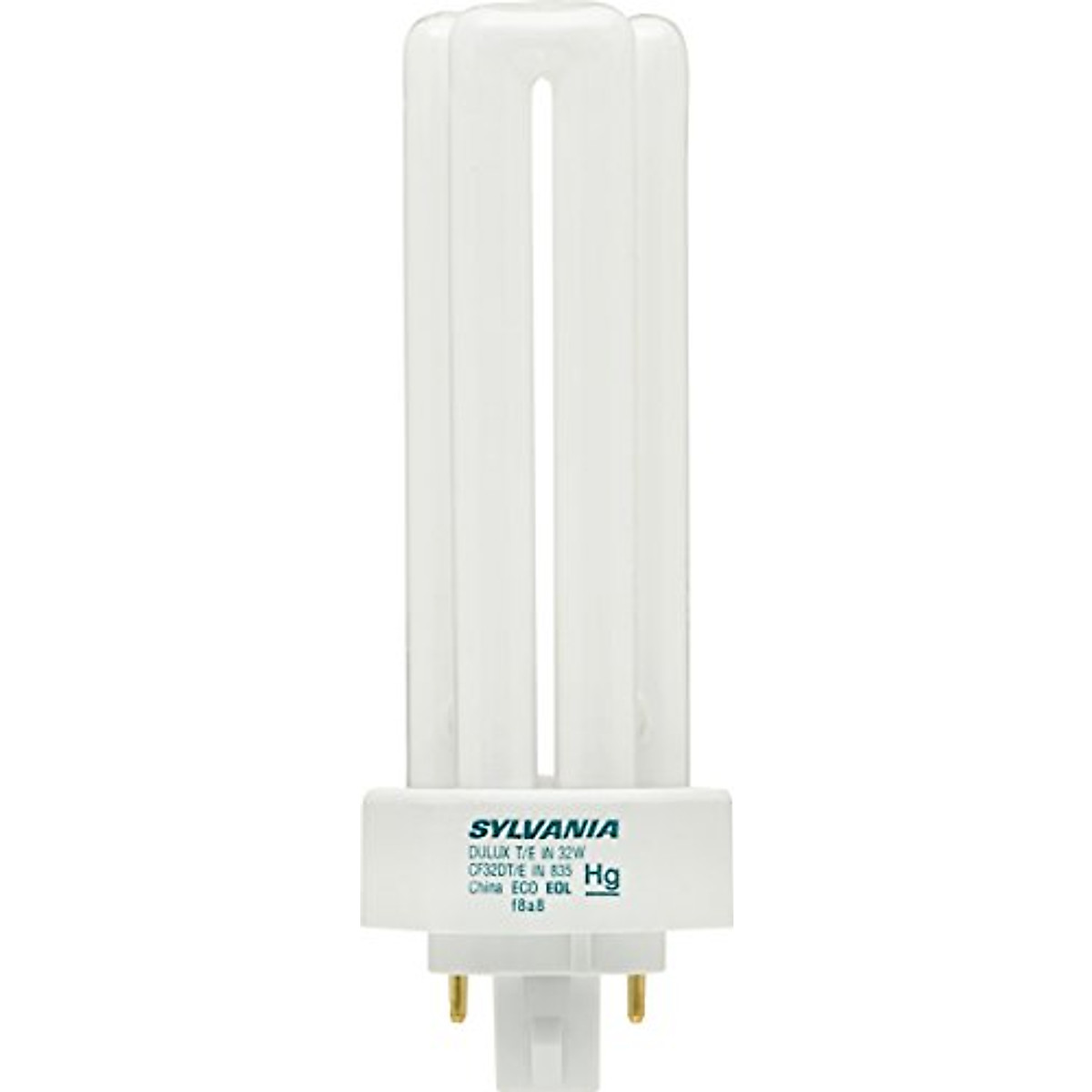 Sylvania 20885 Compact Fluorescent 4 Pin Triple Tube 3500K, 32-watt, 1 Count (Pack of 1)