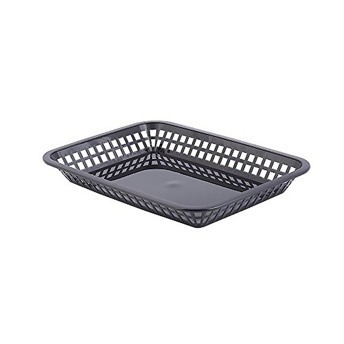 TableCraft 1079BK 11-3/4" Black Mas Grande Platter Basket - Pack of 12