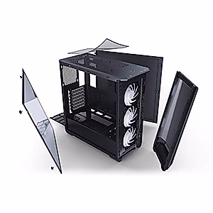 Phanteks Eclipse P400A Digital ATX Mid-tower(PH-EC400ATG_DBK01), Mesh Front Panel, Tempered Glass, Digital-RGB, Black