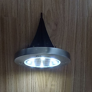 Solar Powered Ground Light Outdoor Waterproof Garden Pathway Lights with 8 LEDs, Walkway Lights for Home, Yard, Driveway, Lawn, 1Pack