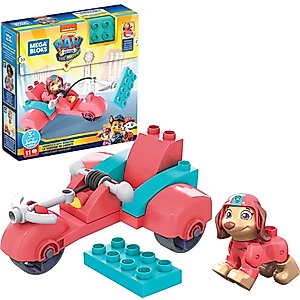 Mega BLOKS PAW Patrol Toddler Building Blocks Toy Cars, PAW Patroller with 81 Pieces, 4 Figures, Fisher-Price Gift Ideas for Kids Age 3+ Years