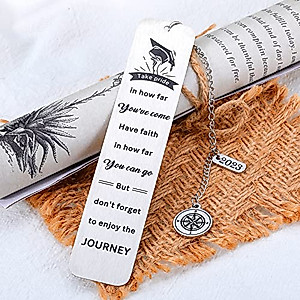 Class of 2023 Graduation Gifts for Her Him Inspirational Bookmark Gifts for Women Men Senior Grad Gift 2023 High School College Nurse Student Graduation Personalized Bookmark for Boy Girl Son Daughter