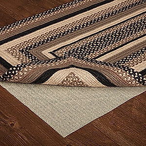 VHC Brands Sawyer Mill Small Jute Area Rug Farmhouse Country Style Doormat Non Skid Pad 27x48