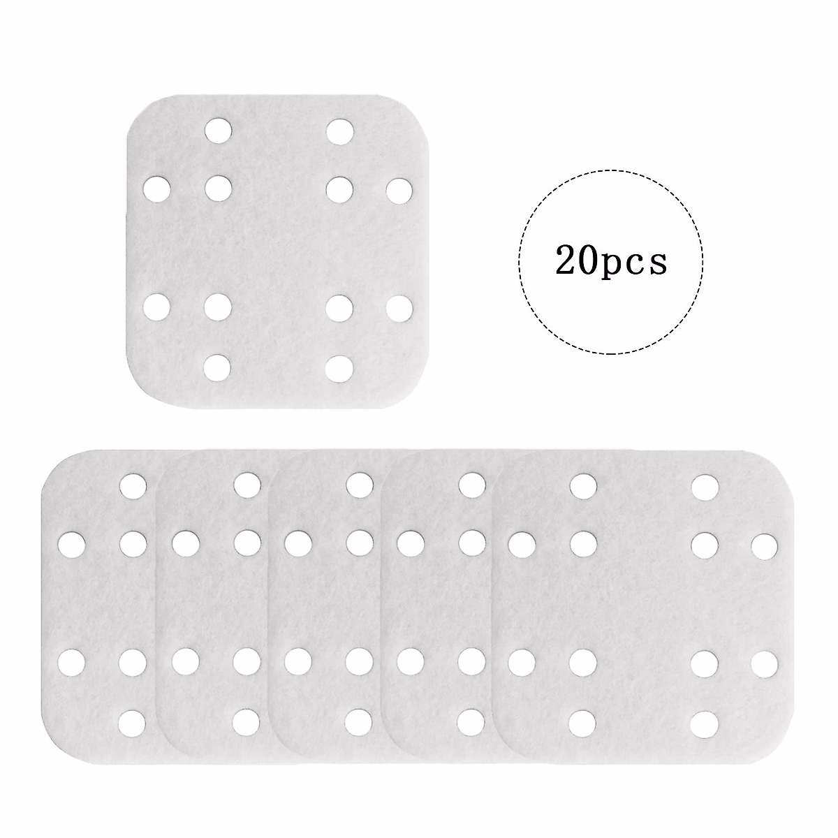 yyangz 20PCS LV600HH Humidifier Replacement Descaling Pad, Mineral Absorption Filter Pad