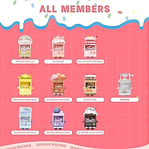 HAOHAINA Memory Vending Machine Series 1PC Blind Box Action Figure Popular Collectible Toy Cute Figure Creative Gift for Christmas Birthday Holiday
