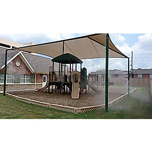 Patio Misting Kit - 250 PSI Patio misting System - Made in USA Pump - Up to 40 Nozzles Misting System - For Residential Misting System - Stainless Steel Misting Nozzles (10 Nozzle System)