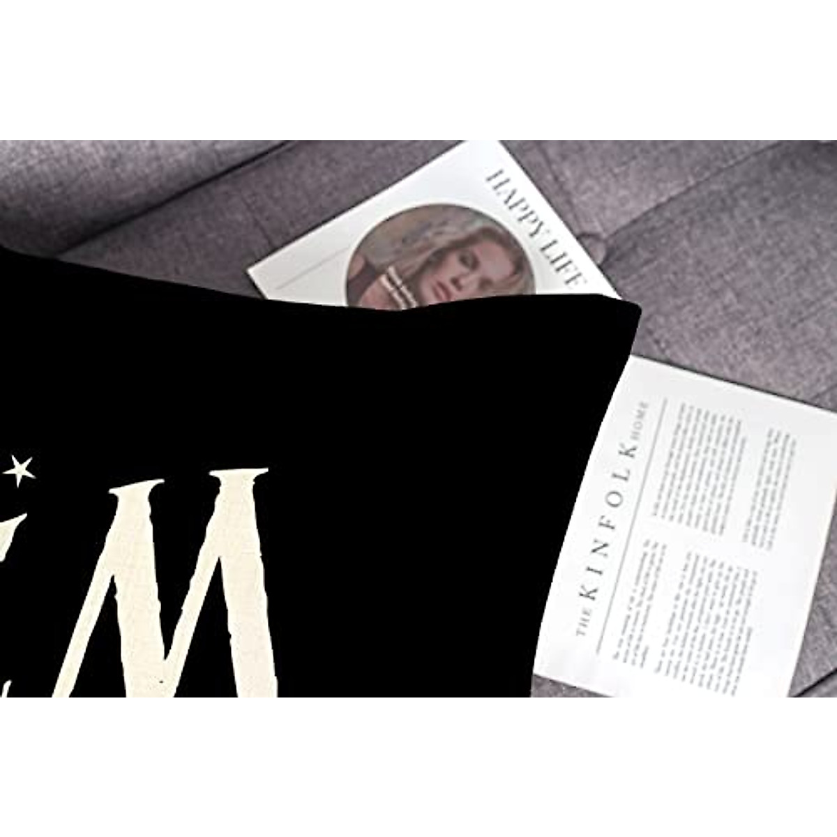 Halloween Decor Pillow Covers 18x18 Set of 4 Halloween Decorations Hocus Pocus Farmhouse Saying White Black Outdoor Fall Pillows Decorative Throw Cushion Case for Home Couch TH118-18