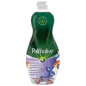 Palmolive Ultra Soft Touch Dish Soap, Almond Milk & Blueberry 20 fl oz, Packaging May Vary