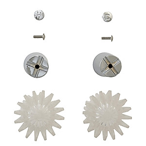 Danco 88261 Faucet Handles for Price Pfister Marquis in Clear Acrylic, Chrome, Pair