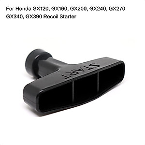 ALEOED 2 Pieces Recoil Handle Pull Starter for Honda GX120 GX160 GX200 GX240 GX270 GX340 GX390 Lawnmower Part Replacement