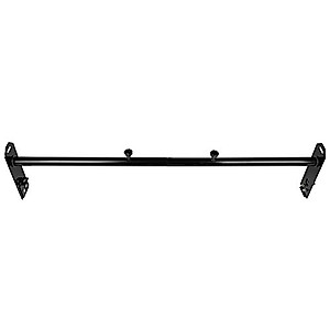 ECCPP Adjustable Van Ladder Rack Hightop 2 Bars Roof Rack fit for Chevy Express 2500 for Dodge for Ford E-250/350 for GMC Savana with Rain Gutters Heavy-Duty Steel Pickup Truck Ladder Rack