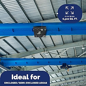 Bird-X - QB4+S Super Quadblaster QB4 Ultrasonic Bird Repeller, Covers 6,500 sq. ft.