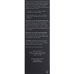 Xtreme Lashes Length & Volume Mascara | Lash Extension Compatible, Black