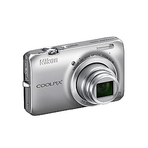 Nikon COOLPIX S6300 16 MP Digital Camera with 10x Zoom NIKKOR Glass Lens and Full HD 1080p Video (Silver)