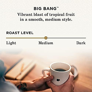 Peet's Coffee, Medium Roast Whole Bean Coffee - Big Bang 63 Ounces (6 Bags of 10.5 Ounces)