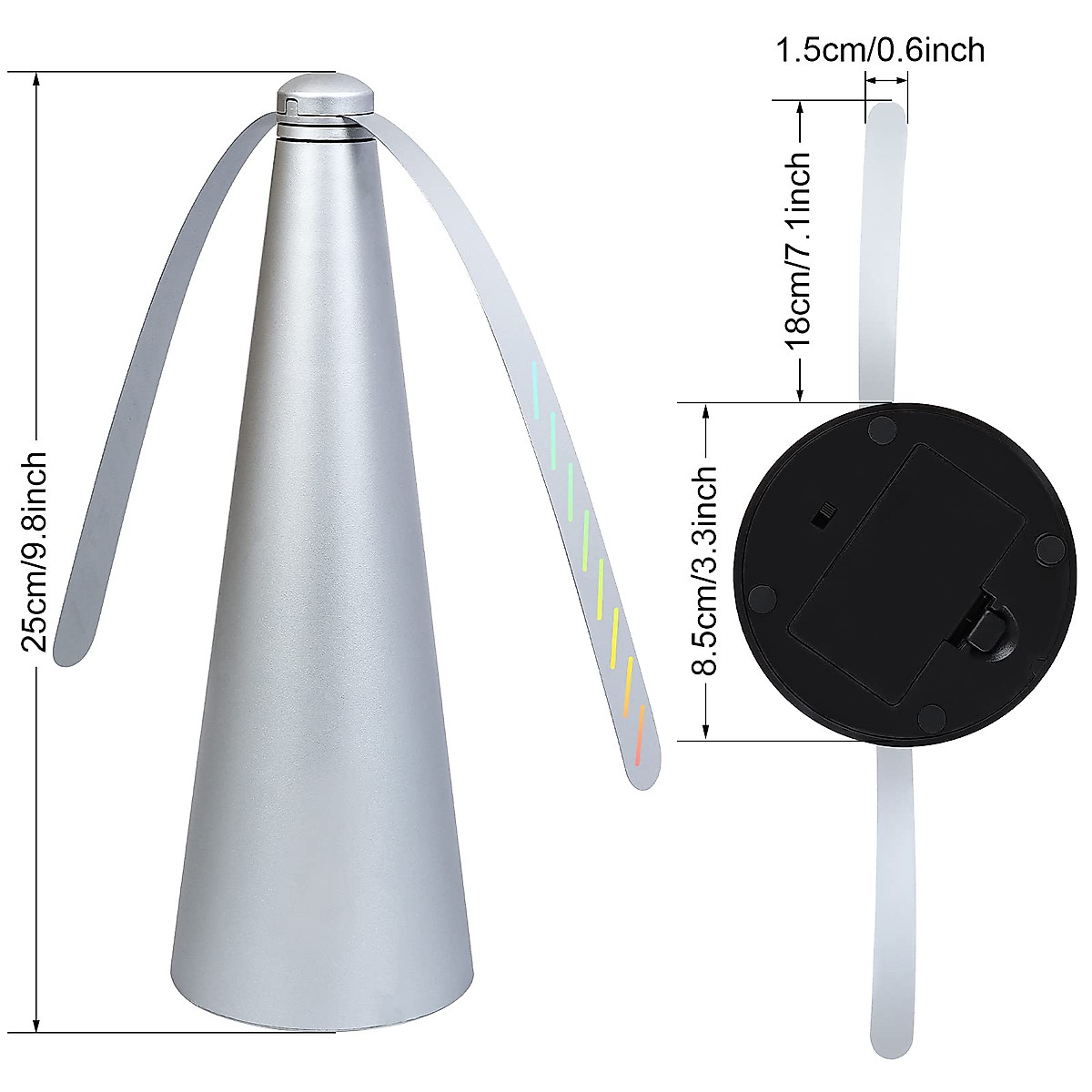 PIOPIAONIU 4 table flying fans Indoor and outdoor food fans Picnic flying fans