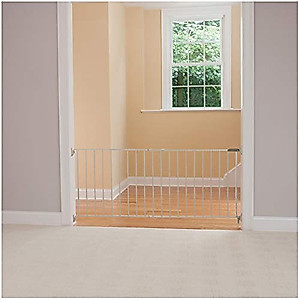 Sliding Metal Safety Gate - White, 40" to 64"