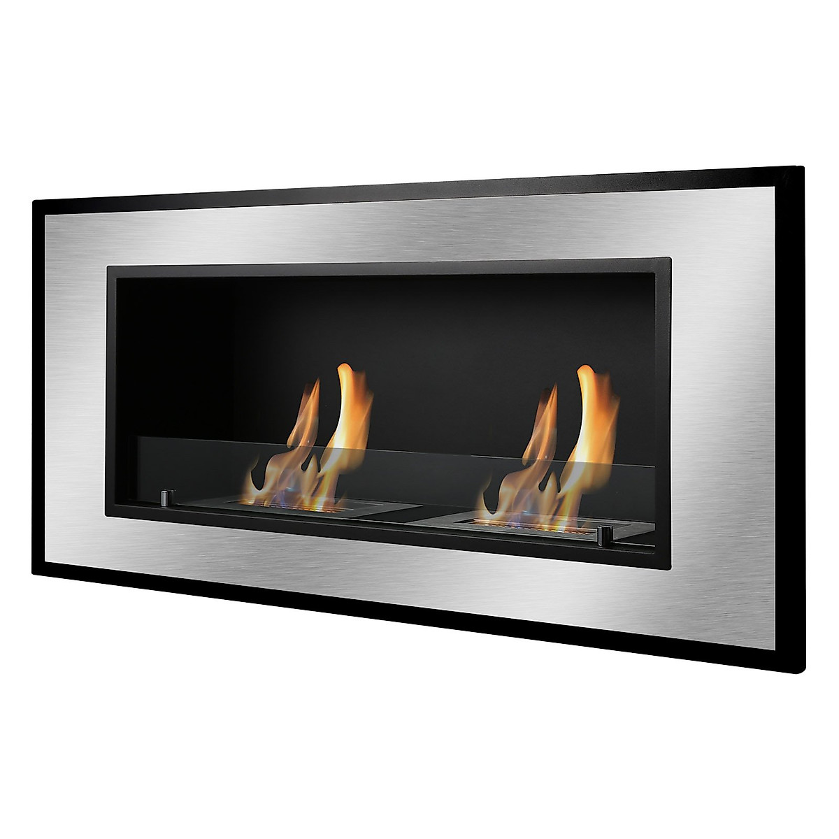 Recessed Wall Ventless Bio Ethanol Fireplace - Bellezza | Ignis