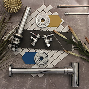 Kingston Brass FLMODERN1 Yosemite Made to Match Decor Escutcheon, 3-Inch, Polished Chrome