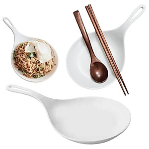 2 Handheld Plates Korean BBQ & Hot Pot Plates, Boki Plate, Mukbang Plate, Plates With Handles, Spoon Plate, Buffet Restaurant Sushi Pasta Catering Appetizer Serving Plate (Melamine)