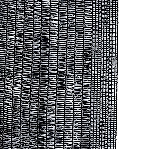 Agfabric 30% Sun-Block Shade Cloth Net Mesh Shade with Clips for Garden Patio&Plants, 6x12ft Black