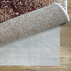 Superior Area Rug Pad, Non-Slip, Non-Skid, Floor Protector, Table Runner, Hardwood and Tile Floors Padding, Washable, Place Mats, Gripper Mat, Slide Stoppers, Rubber Rug Grip, 3' x 5', Cream