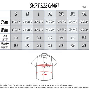 COEVALS CLUB Men's Western Plaid Pearl Snap Buttons Two Pockets Casual Short Sleeve Shirts (Gray,Black/L, 9#)