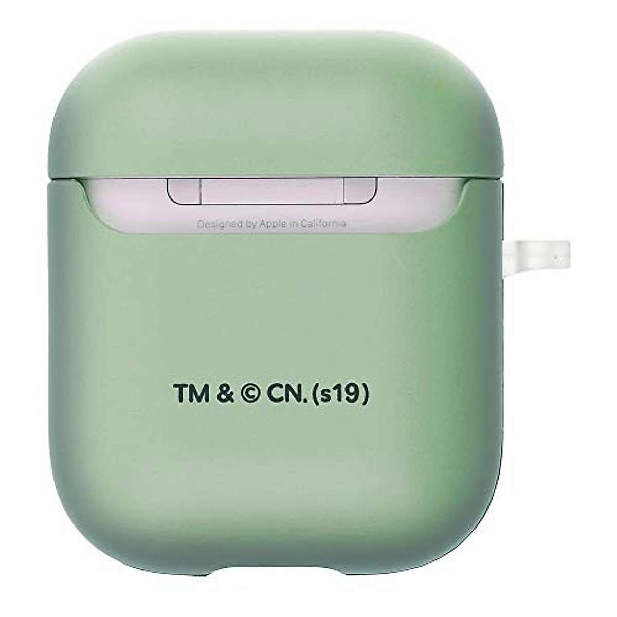 WiLLBee Adventure Time Compatible with AirPods Case Key Ring Keychain Key Holder Hard PC Shell Strap Hole Cover - Lovely BMO