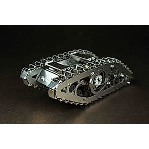 Marvel Tank 2 Stainless-Steel Model Kit | Durable and Mechanized Machine for The Experienced Hobbyist | Do-It-Yourself Project | No Soldering Required