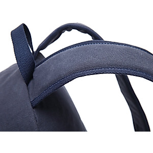 kayond Casual Style Lightweight canvas Laptop Bag/Durable Travel backpacks/Rucksack for Men&Women/Fashion Backpack Fits 15 inch Notebook (navy blue)