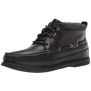 Sperry Men's Gold ao Lug Chukka Boot, Black/Black, 12