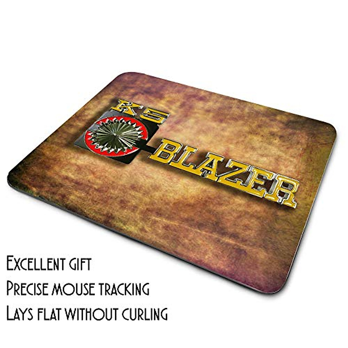 1975-1980 Compatible with Chevrolet K5 Blazer Rustic Design Thin Rubber Backed Square Mouse Pads for Gaming Computer Laptops Notebooks Desks