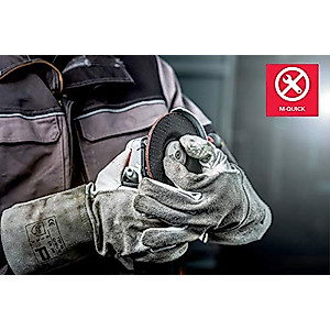 Metabo 6-inch Angle Grinder | 13.5 Amp | 9,600 RPM | Electronics | Lock-on Switch | WE 15-150 Quick,Green
