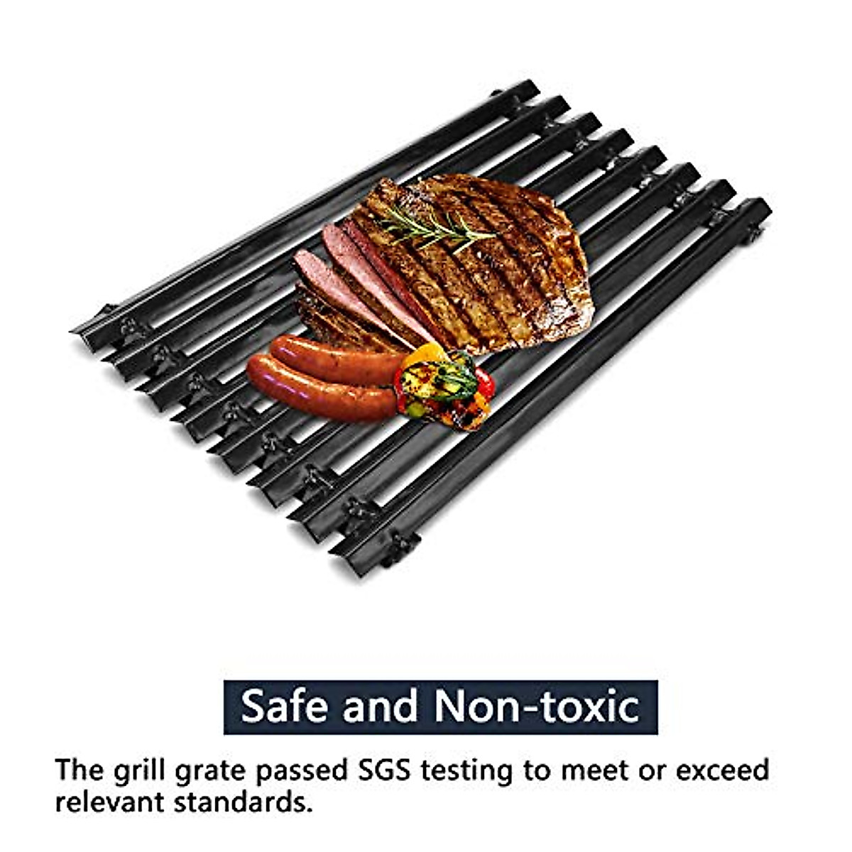 Hongso 16 3/8" Grill Grates and 14 3/16" Heat Plates for Uniflame GBC1134W, GBC1134WRS, GBC1030WRS, GBC1030W, GBC1030WRS-C Grills