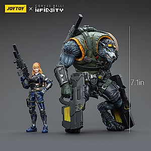 JOYTOY 1/18 Action Figure Infinity Model Figures Mecha Ariadna Equipe Mirage-5