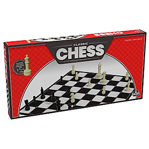 Chess with Folding Board and Full Size Chess Pieces (Amazon Exclusive) by Goliath