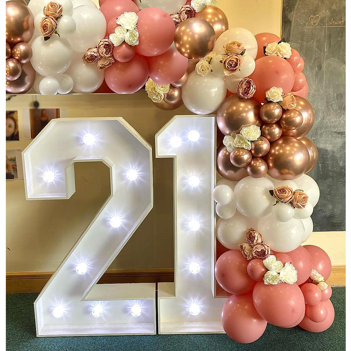 Retro Blush Pink Party Balloons, 60Pcs 12Inch Dusty Pink Metallic Chrome Rose Gold Balloons Beige Blush Latex Balloons for Birthday Wedding Baby Shower Party Decoration