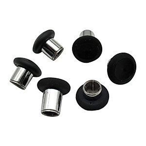 6 x Magnetic Interchangeable Thumbsticks for Xbox One Elite Controller Series 2 - Standard (2), Dome (2), Tall (2)