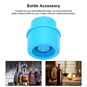 2 Pcs Silicone Wine Stopper, Wine Stopper for Wine Bottles Reusable Wine Bottle Cap Beer Sealer Cover Soda Carbonated Drink Bottle Stopper for Home Brewing Beer, Soft Drink, Wine Bottle, Beer Bottle
