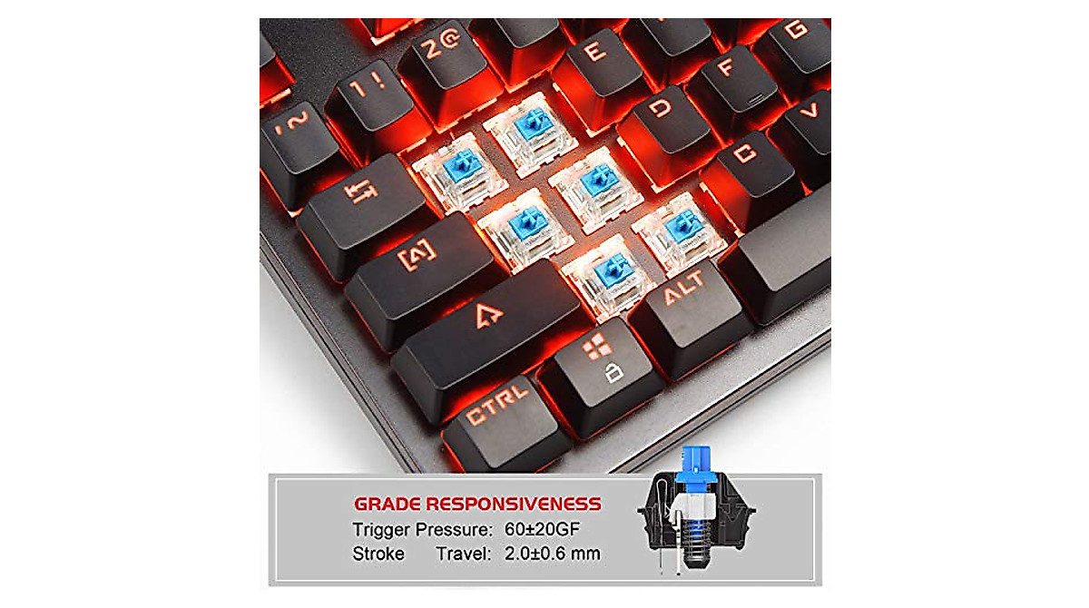 MK1 Mechanical Gaming Keyboard - Compact & Backlit