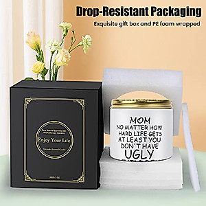 Christmas Gifts for Mom from Daughter Son - Funny Mom Gifts for Birthday Valentines Day Mothers Day - Stocking Stuffers for Mom - Scented Candles Soy Wax Lavender(7oz)