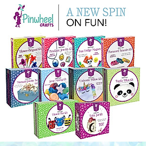 Pinwheel Crafts Soap Making Kit for Kids, DIY Complete Set with Molds, Scents, Dye, Glitter, Foaming Net - Great for Science Projects and Crafts