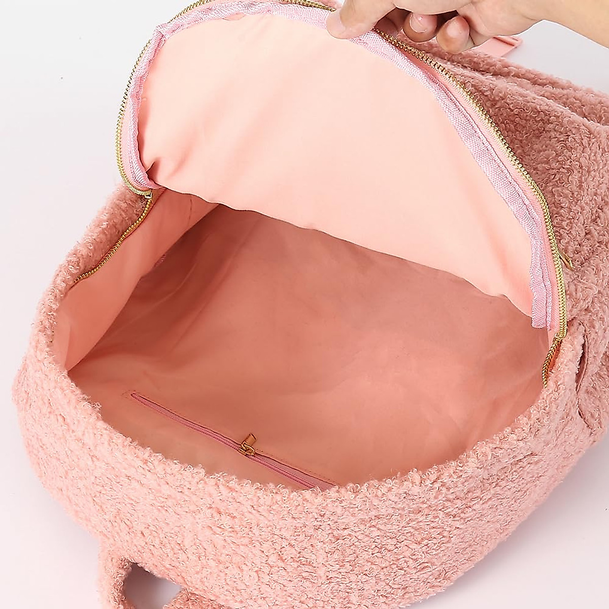 Phlox Collective Nylon Backpack, Fashion Backpack, for Women, Men, and Kids (Nude)