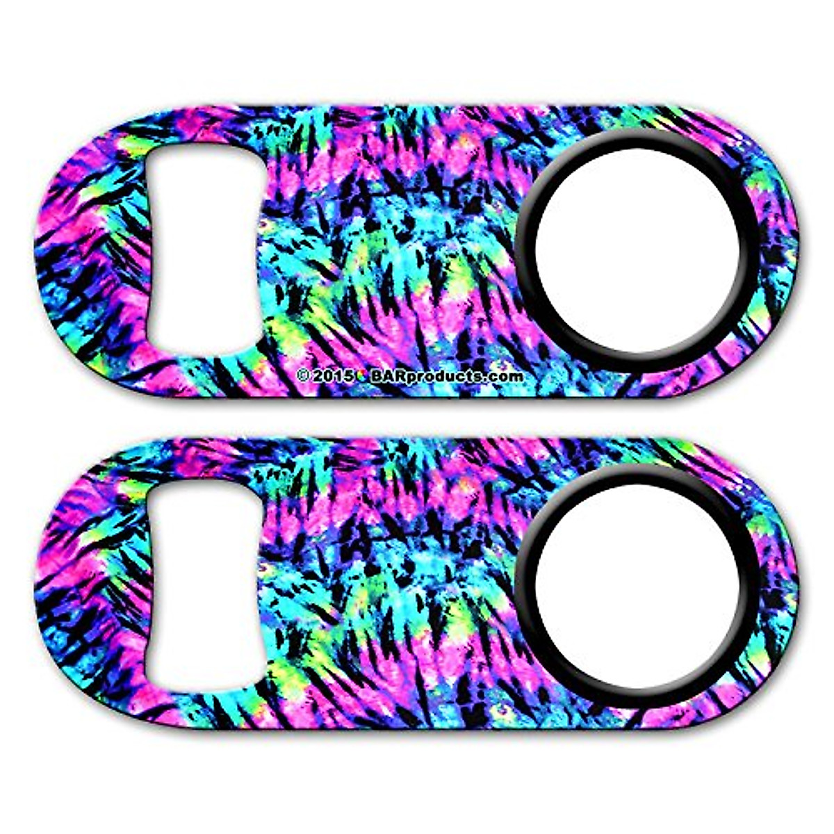 BarConic Mini Bottle Opener with Retractable Reel – Tie Dye