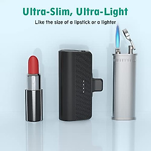 KKD Portable Charger for iPhone MFi Certified 5000Mah Fast Charging Small Power Bank Mini Portable Battery Pack Compact Phone Charger for iPhone