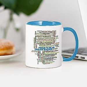 CafePress Proud English Teacher Mug Ceramic Coffee Mug, Tea Cup 11 oz