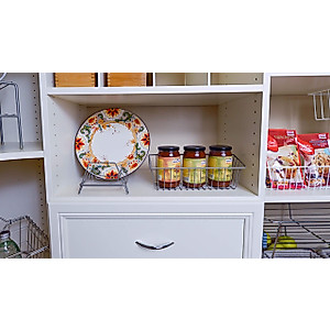 Organized Living Lid Organizer, Holds 9 Lids - Nickel